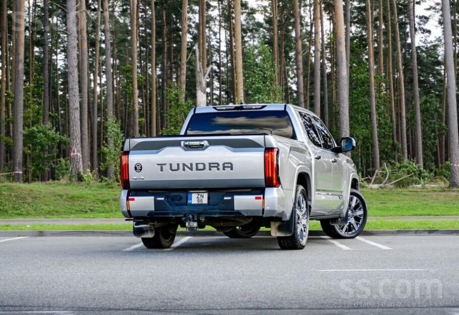 Pelēks Toyota Tundra 2022 Rīga, ar dzinēja tilpumu 3.50 L un nobraukumu 79 tūkst. km par 77190 €, foto 7 vietnē AUTOMOTO.COM.LV