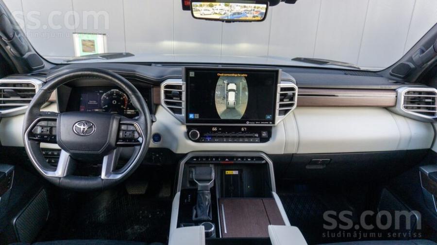 Pelēks Toyota Tundra 2022 Rīga, ar dzinēja tilpumu 3.50 L un nobraukumu 79 tūkst. km par 77190 €, foto 13 vietnē AUTOMOTO.COM.LV