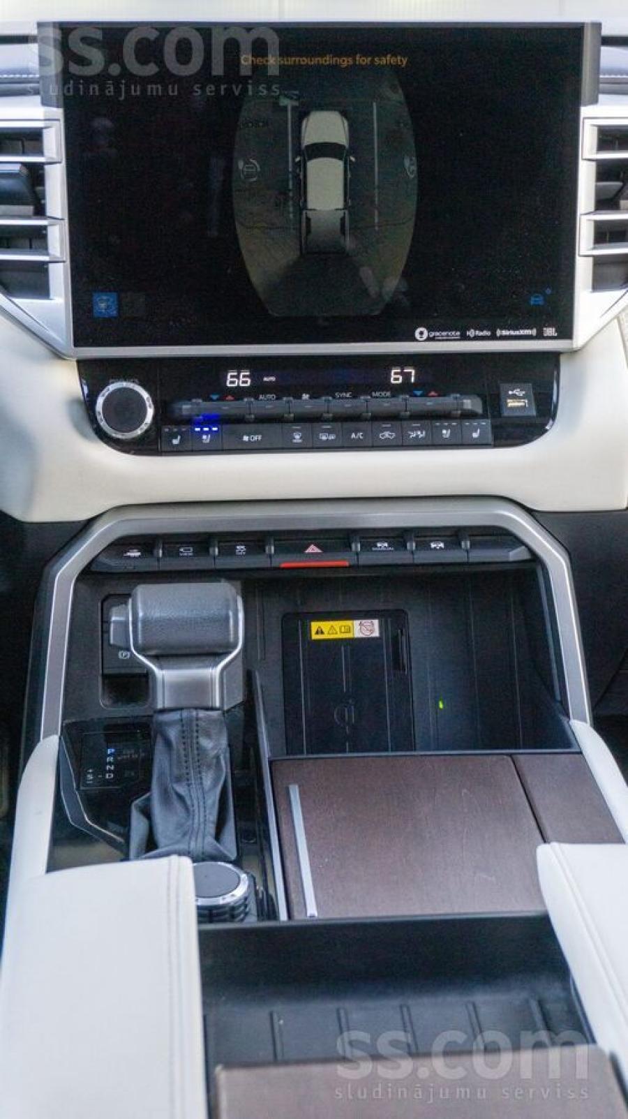 Pelēks Toyota Tundra 2022 Rīga, ar dzinēja tilpumu 3.50 L un nobraukumu 79 tūkst. km par 77190 €, foto 14 vietnē AUTOMOTO.COM.LV