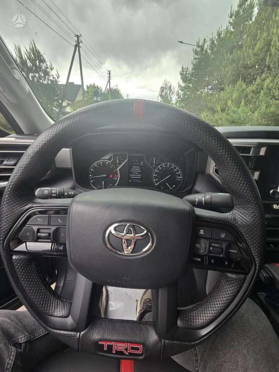 Grey Toyota Tundra 2024 in Vilnius, with an engine capacity of 3.45 L and mileage of 17 thousand km for 50500 €, photo 14 on AUTOMOTO.COM.LV