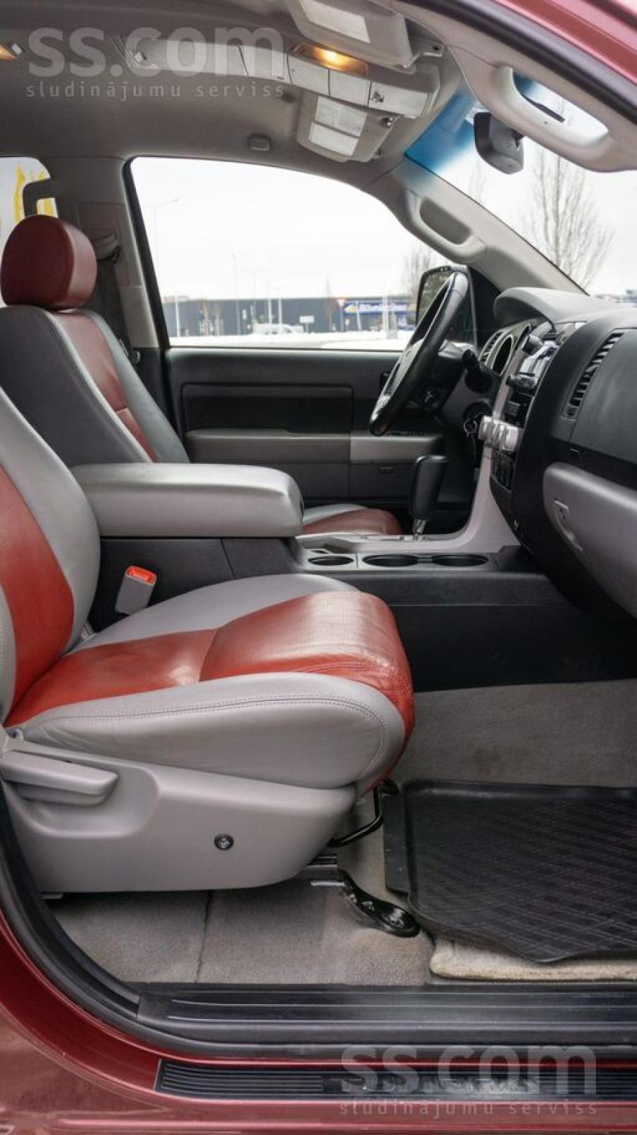 Красный Тойота Тундра 2009 в Рига, объемом двигателя 5.70 л и пробегом 295 тыс. км за 18190 €, фото 32 на AUTOMOTO.COM.LV