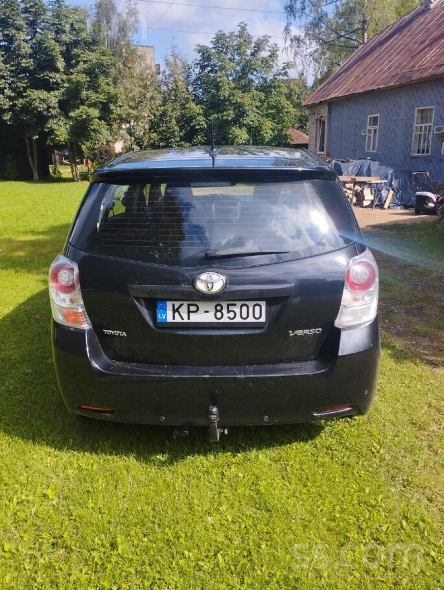 Melns Toyota Verso 2011 Ludza, ar dzinēja tilpumu 2.00 L un nobraukumu 266 tūkst. km par 3500 €, foto 6 vietnē AUTOMOTO.COM.LV