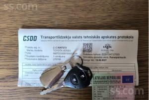 Pelēks Toyota Verso 2009 Daugavpils, ar dzinēja tilpumu 2.00 L un nobraukumu 279 tūkst. km par 3350 €, foto 35 vietnē AUTOMOTO.COM.LV
