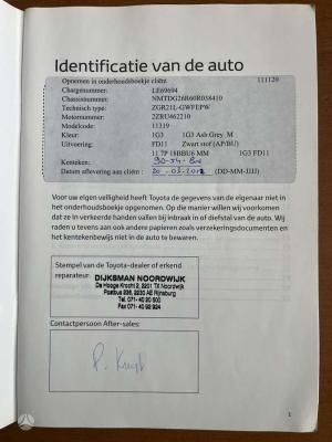Grey Toyota Verso 2012 in Vilnius, with an engine capacity of 1.80 L and mileage of 277 thousand km for 7650 €, photo 41 on AUTOMOTO.COM.LV