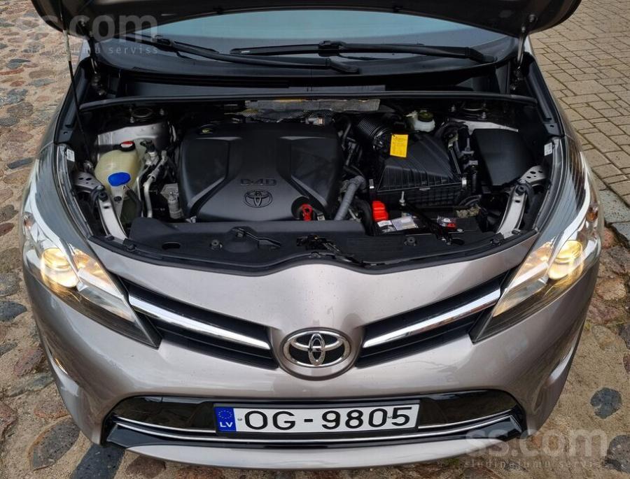 Pelēks Toyota Verso 2015 Jelgava, ar dzinēja tilpumu 1.60 L un nobraukumu 171 tūkst. km par 7500 €, foto 35 vietnē AUTOMOTO.COM.LV