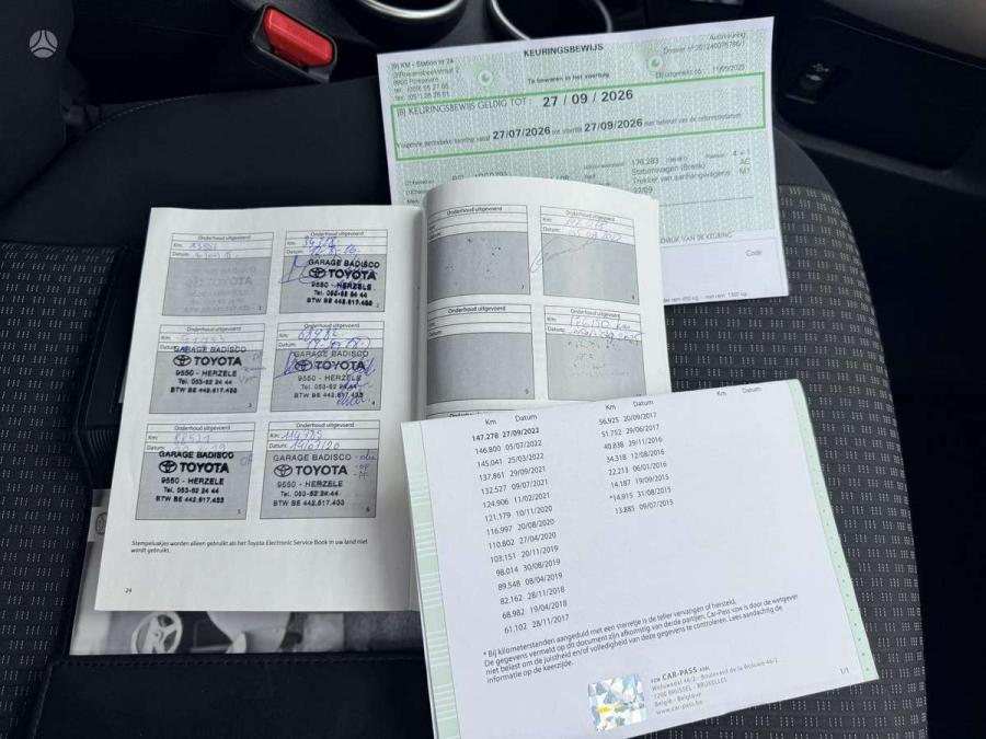 Серый Тойота Версо 2015 в Укмерге, объемом двигателя 1.60 л и пробегом 180 тыс. км за 7950 €, фото 12 на AUTOMOTO.COM.LV