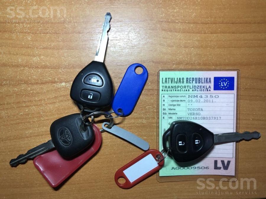 Toyota Verso 2011 Liepāja, ar dzinēja tilpumu 2.00 L un nobraukumu 355 tūkst. km par 4000 €, foto 18 vietnē AUTOMOTO.COM.LV