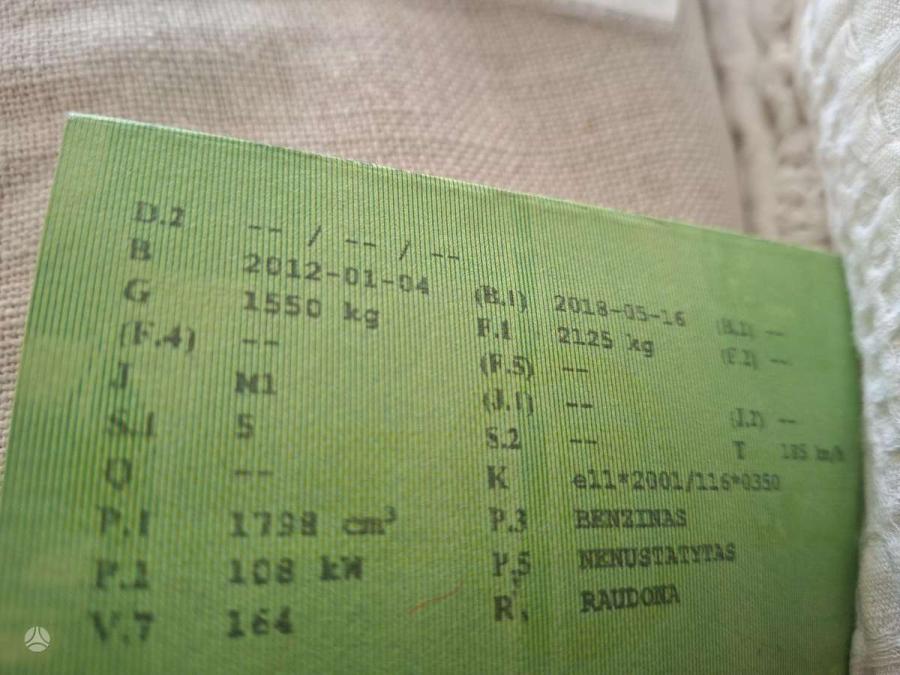 Красный Тойота Версо 2012 в Шяуляй, объемом двигателя 1.80 л и пробегом 300 тыс. км за 3999 €, фото 30 на AUTOMOTO.COM.LV