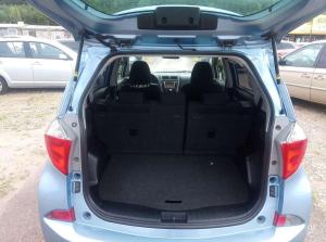 Blue Toyota Verso-S 2012 in Vilnius, with an engine capacity of 1.30 L and mileage of 185 thousand km for 6150 €, photo 13 on AUTOMOTO.COM.LV