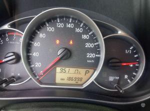 Blue Toyota Verso-S 2012 in Vilnius, with an engine capacity of 1.30 L and mileage of 185 thousand km for 6150 €, photo 30 on AUTOMOTO.COM.LV