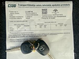 Серый Тойота Verso-S 2012 в Рига, объемом двигателя 1.40 л и пробегом 0 тыс. км за 4990 €, фото 10 на AUTOMOTO.COM.LV