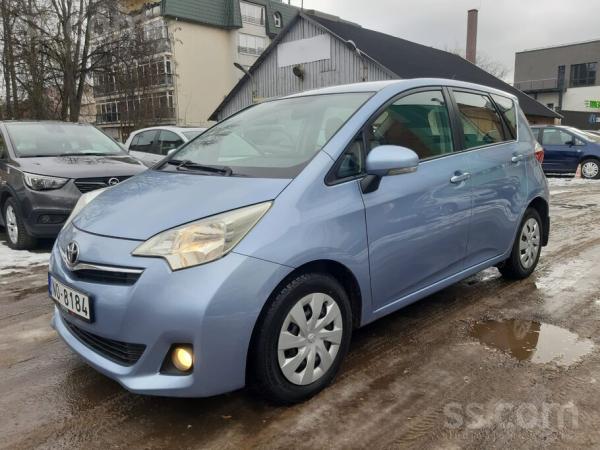 Toyota Verso-S 2012 in Aizkraukle, with an engine capacity of 1.40 L and mileage of 0 thousand km for 5500 €, photo 1 on AUTOMOTO.COM.LV