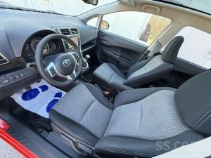 Red Toyota Verso-S 2014 in Riga, with an engine capacity of 1.40 L and mileage of 230 thousand km for 4750 €, photo 12 on AUTOMOTO.COM.LV