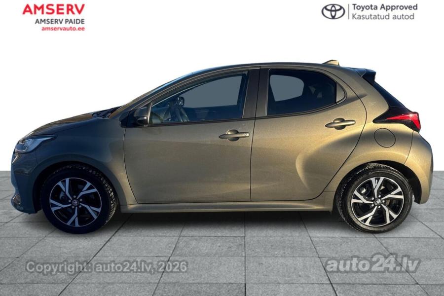 Beige Toyota Yaris 2024 in Paide, with an engine capacity of 1.50 L and mileage of 24 thousand km for 21490 €, photo 3 on AUTOMOTO.COM.LV