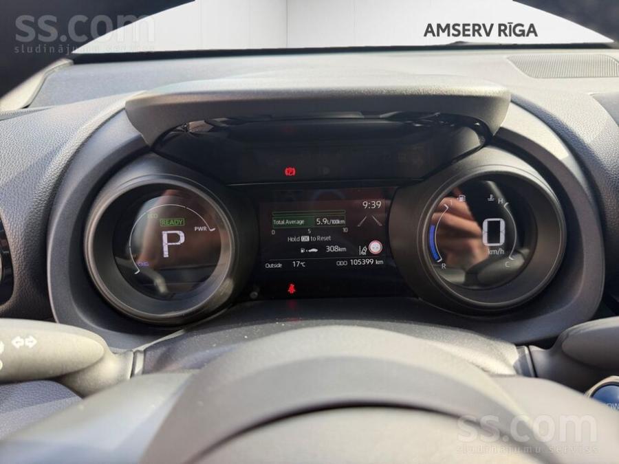 Melns Toyota Yaris 2022 Rīga, ar dzinēja tilpumu 1.50 L un nobraukumu 105 tūkst. km par 21700 €, foto 14 vietnē AUTOMOTO.COM.LV