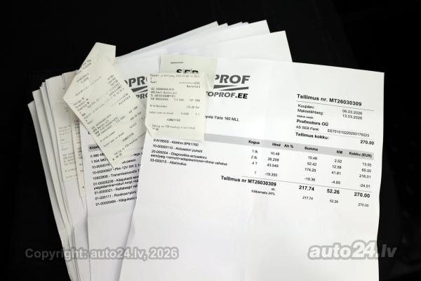Black Toyota Yaris 2008 in Tallinn, with an engine capacity of 1.30 L and mileage of 152 thousand km for 1999 €, photo 11 on AUTOMOTO.COM.LV