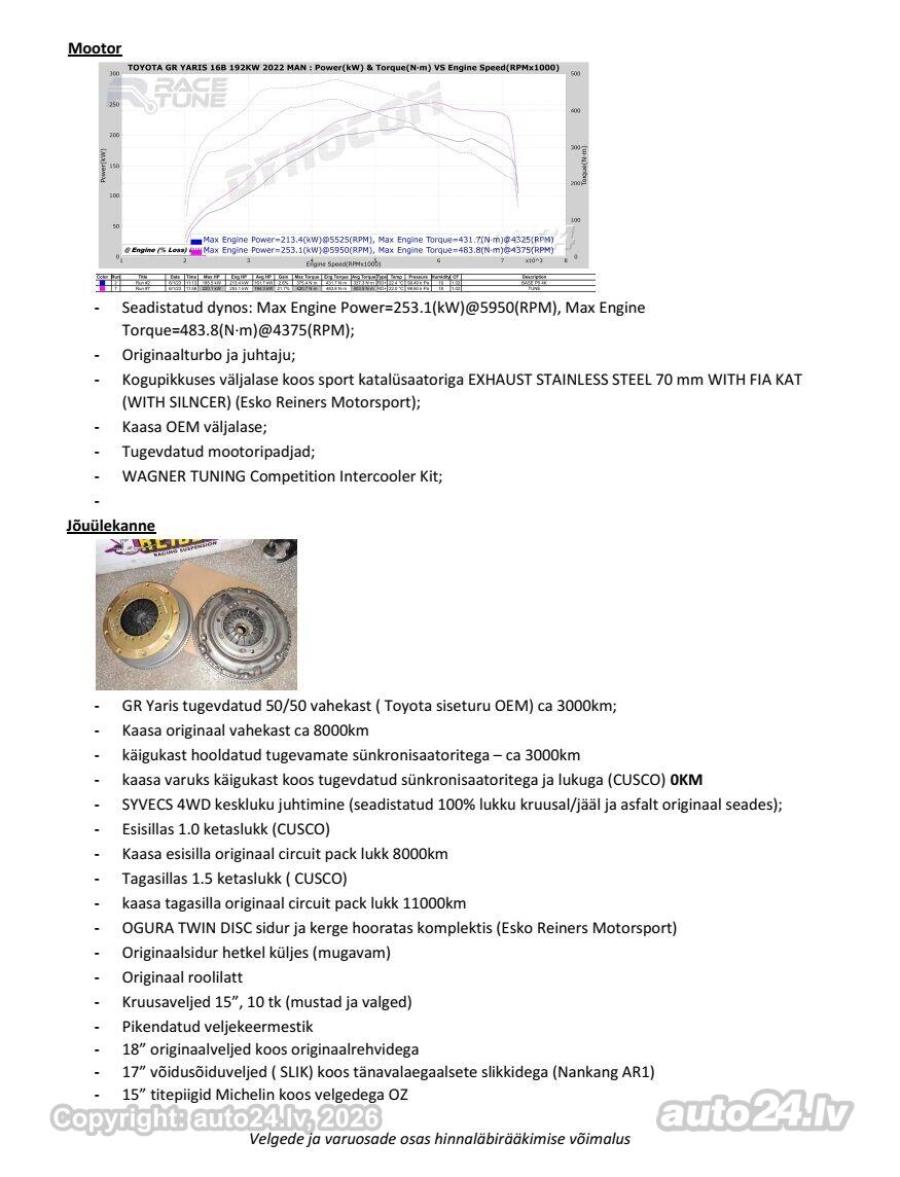 Черный Тойота Ярис 2022 в Таллин, объемом двигателя 1.60 л и пробегом 19 тыс. км за 54900 €, фото 6 на AUTOMOTO.COM.LV