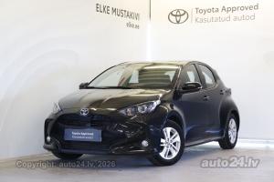 Black Toyota Yaris 2025 in Tallinn, with an engine capacity of 1.49 L and mileage of 27 thousand km for 21400 €, photo  on AUTOMOTO.COM.LV