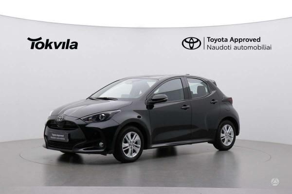 Toyota Yaris 2025 in Vilnius on AUTOMOTO.COM.LV Black Toyota Yaris 2025 in Vilnius, with an engine capacity of 1.49 L and mileage of 36 thousand km for 19990 €, photo 1 on AUTOMOTO.COM.LV