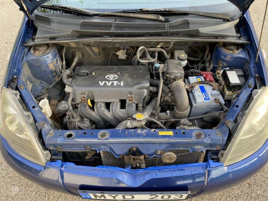 Zils Toyota Yaris 2001 Utena, ar dzinēja tilpumu 1.50 L un nobraukumu 402 tūkst. km par 1300 €, foto 14 vietnē AUTOMOTO.COM.LV