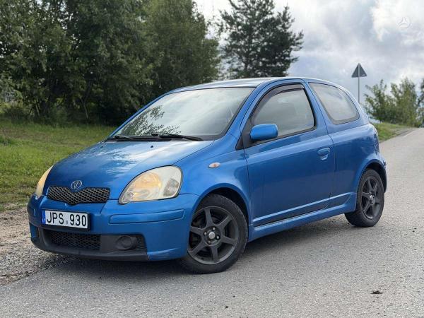 Toyota Yaris 2003 Viļņa vietnē Zils Toyota Yaris 2003 Viļņa, ar dzinēja tilpumu 1.50 L un nobraukumu 264 tūkst. km par 999 €, foto 1 vietnē AUTOMOTO.COM.LV