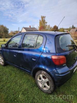 Blue Toyota Yaris 2003 in Balvi, with an engine capacity of 1.30 L and mileage of 0 thousand km for 1000 €, photo  on AUTOMOTO.COM.LV
