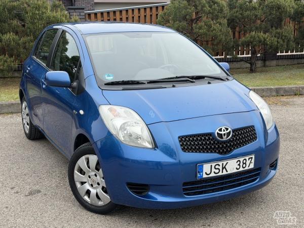 Blue Toyota Yaris 2006 in Alytus, with an engine capacity of 1.40 L and mileage of 195 thousand km for 2350 €, photo 5 on AUTOMOTO.COM.LV