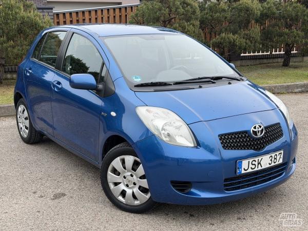 Blue Toyota Yaris 2006 in Alytus, with an engine capacity of 1.40 L and mileage of 195 thousand km for 2350 €, photo 6 on AUTOMOTO.COM.LV