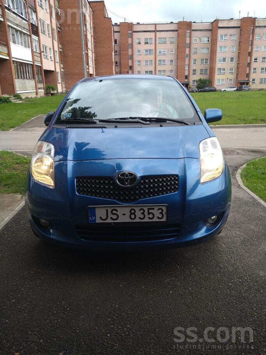 Blue Toyota Yaris 2007 in Kraslava, with an engine capacity of 1.30 L and mileage of 76 thousand km for 2500 €, photo 10 on AUTOMOTO.COM.LV