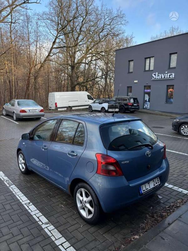 Blue Toyota Yaris 2007 in Vilnius, with an engine capacity of 1.40 L and mileage of 246 thousand km for 1650 €, photo 8 on AUTOMOTO.COM.LV