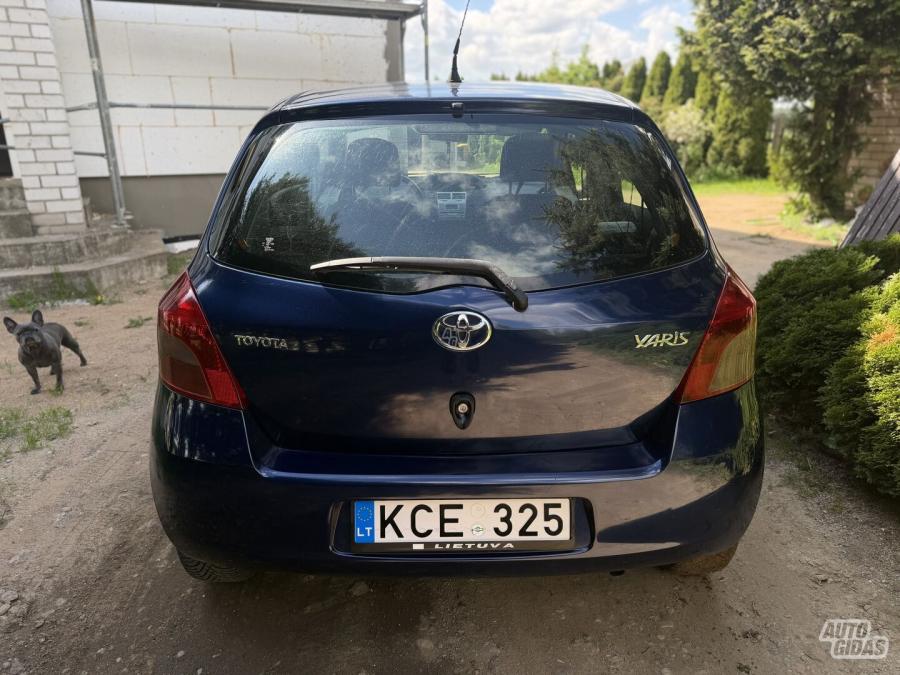 Blue Toyota Yaris 2007 in Vilnius, with an engine capacity of 1.00 L and mileage of 151 thousand km for 1490 €, photo 9 on AUTOMOTO.COM.LV