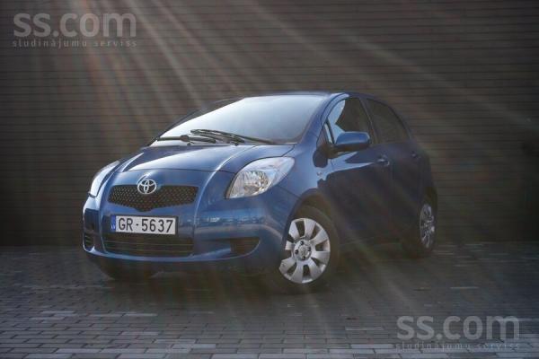 Zils Toyota Yaris 2007 Rīga, ar dzinēja tilpumu 1.30 L un nobraukumu 134 tūkst. km par 3790 €, foto 1 vietnē AUTOMOTO.COM.LV