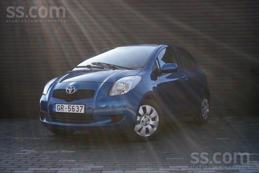 Blue Toyota Yaris 2007 in Riga, with an engine capacity of 1.30 L and mileage of 134 thousand km for 3790 €, photo 1 on AUTOMOTO.COM.LV