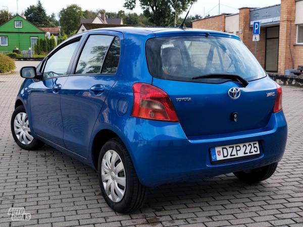 Blue Toyota Yaris 2008 in Anyksciai, with an engine capacity of 1.30 L and mileage of 109 thousand km for 1750 €, photo 5 on AUTOMOTO.COM.LV