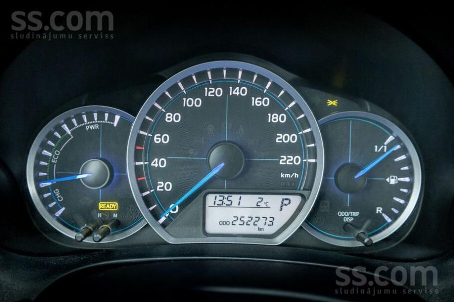 Blue Toyota Yaris 2013 in Riga, with an engine capacity of 1.50 L and mileage of 252 thousand km for 5990 €, photo 17 on AUTOMOTO.COM.LV