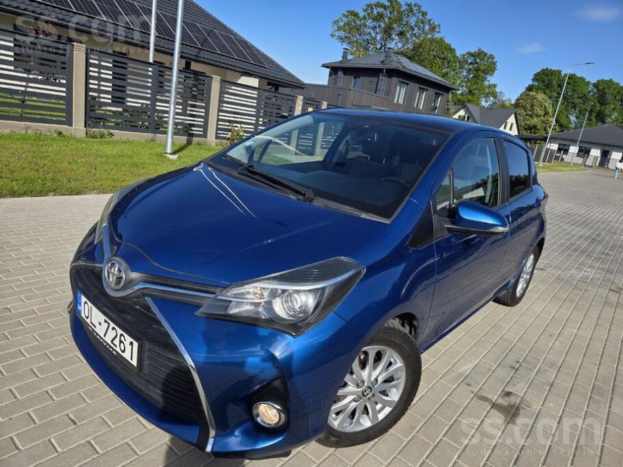 Blue Toyota Yaris 2015 in Riga, with an engine capacity of 1.40 L and mileage of 192 thousand km for 6690 €, photo 3 on AUTOMOTO.COM.LV