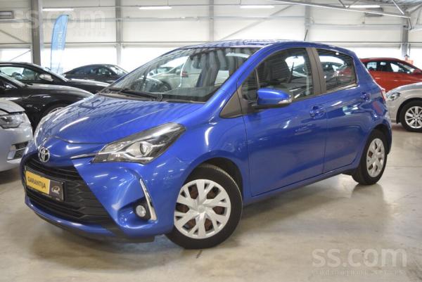 Blue Toyota Yaris 2017 in Riga, with an engine capacity of 1.50 L and mileage of 80 thousand km for 4000 €, photo 1 on AUTOMOTO.COM.LV