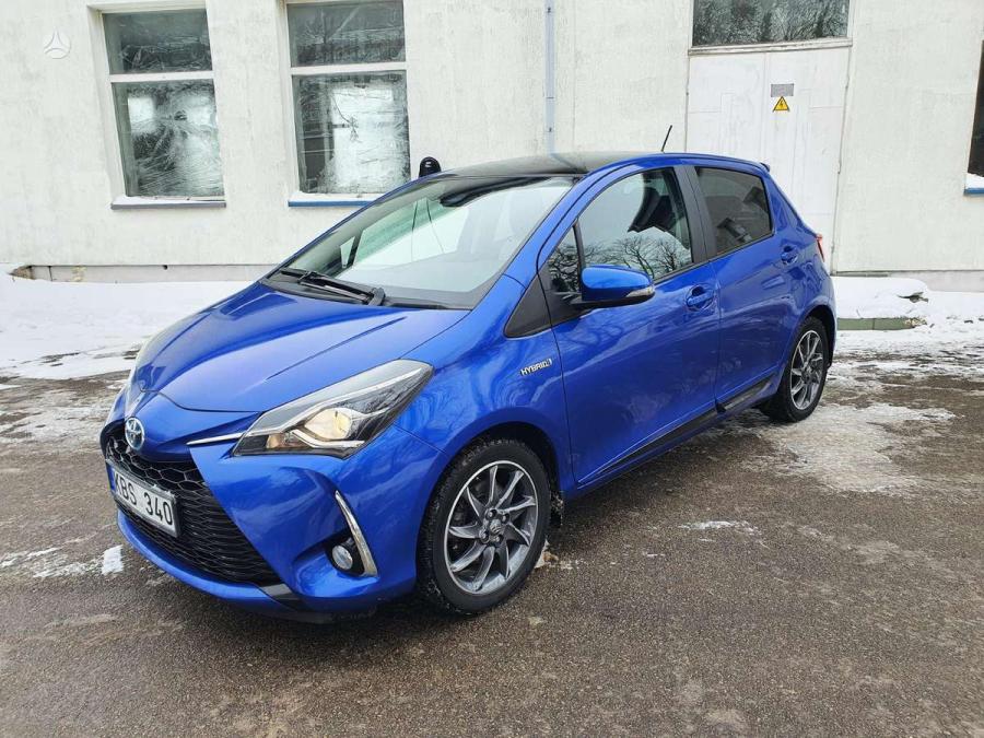 Blue Toyota Yaris 2017 in Klaipeda, with an engine capacity of 1.50 L and mileage of 78 thousand km for 12500 €, photo 1 on AUTOMOTO.COM.LV