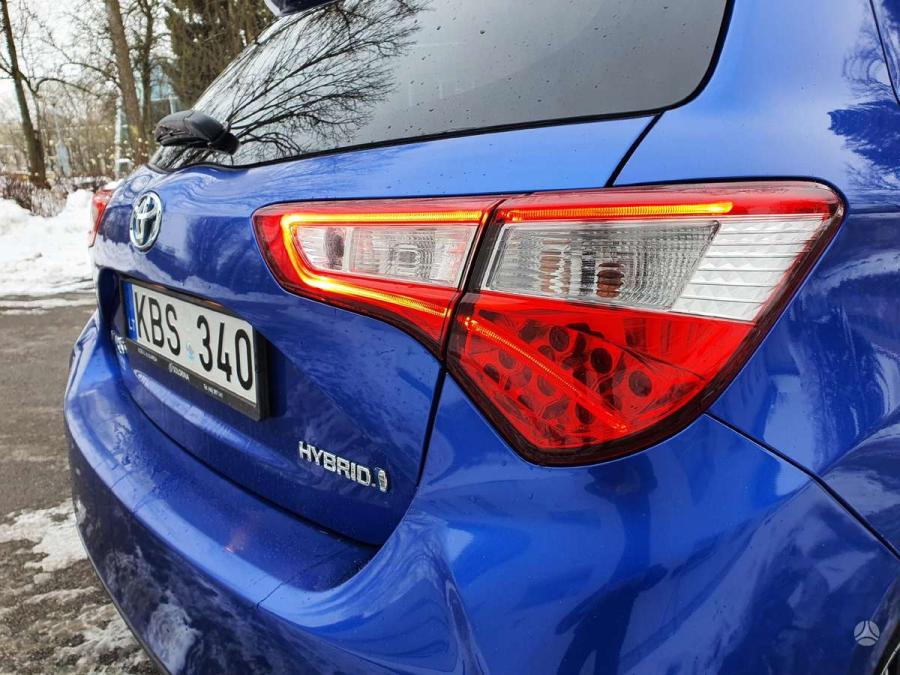 Blue Toyota Yaris 2017 in Klaipeda, with an engine capacity of 1.50 L and mileage of 78 thousand km for 12500 €, photo 11 on AUTOMOTO.COM.LV