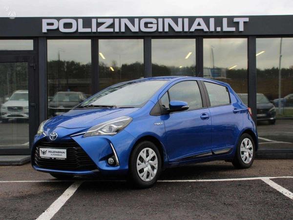 Zils Toyota Yaris 2017 Viļņa, ar dzinēja tilpumu 1.50 L un nobraukumu 108 tūkst. km par 11990 €, foto  vietnē AUTOMOTO.COM.LV