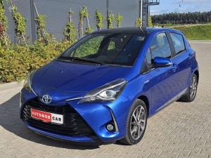 Zils Toyota Yaris 2017 Viļņa, ar dzinēja tilpumu 1.50 L un nobraukumu 121 tūkst. km par 11700 €, foto  vietnē AUTOMOTO.COM.LV