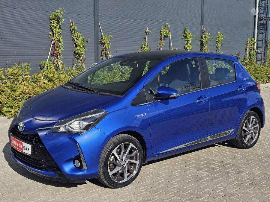 Zils Toyota Yaris 2017 Viļņa, ar dzinēja tilpumu 1.50 L un nobraukumu 121 tūkst. km par 11700 €, foto 12 vietnē AUTOMOTO.COM.LV