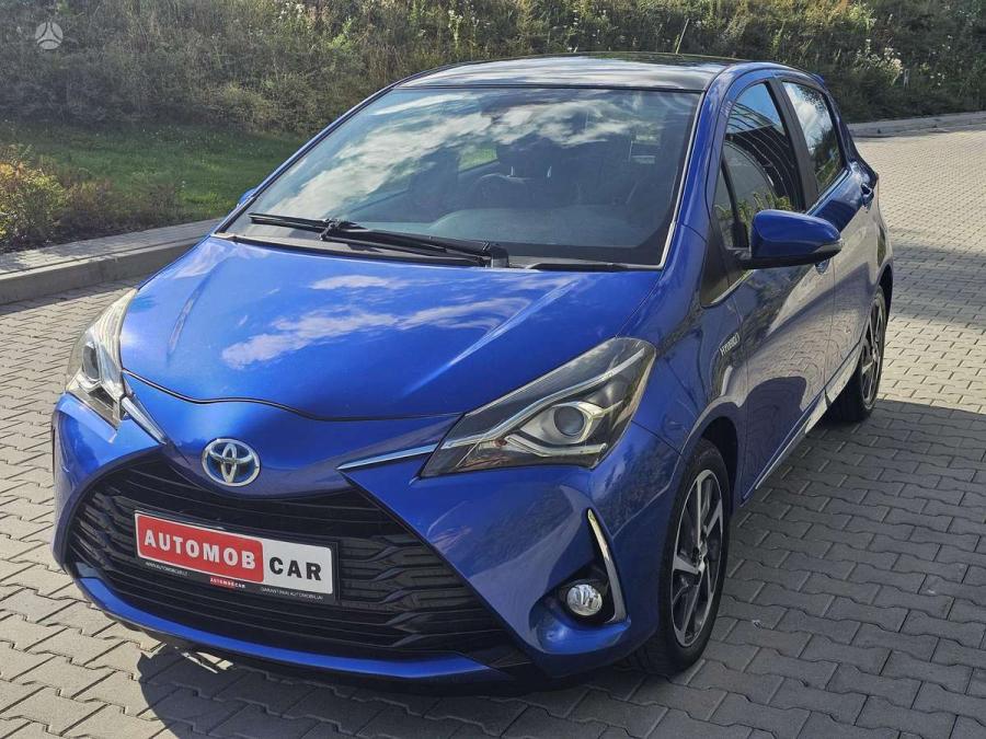 Zils Toyota Yaris 2017 Viļņa, ar dzinēja tilpumu 1.50 L un nobraukumu 121 tūkst. km par 11700 €, foto 13 vietnē AUTOMOTO.COM.LV