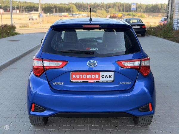 Blue Toyota Yaris 2017 in Vilnius, with an engine capacity of 1.50 L and mileage of 121 thousand km for 11700 €, photo 10 on AUTOMOTO.COM.LV