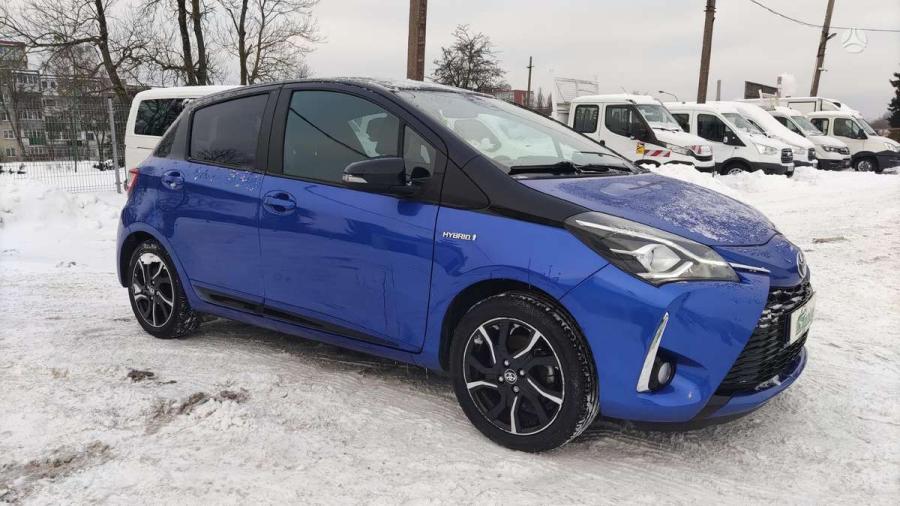 Zils Toyota Yaris 2018 Klaipėda, ar dzinēja tilpumu 1.50 L un nobraukumu 94 tūkst. km par 11990 €, foto 1 vietnē AUTOMOTO.COM.LV