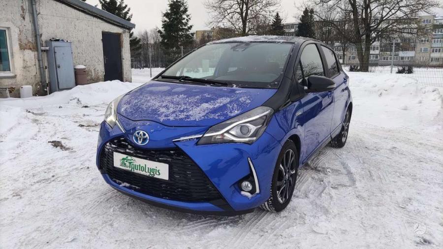 Zils Toyota Yaris 2018 Klaipėda, ar dzinēja tilpumu 1.50 L un nobraukumu 94 tūkst. km par 11990 €, foto 3 vietnē AUTOMOTO.COM.LV