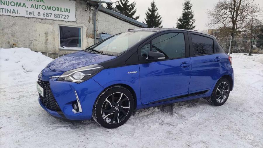 Zils Toyota Yaris 2018 Klaipėda, ar dzinēja tilpumu 1.50 L un nobraukumu 94 tūkst. km par 11990 €, foto 4 vietnē AUTOMOTO.COM.LV
