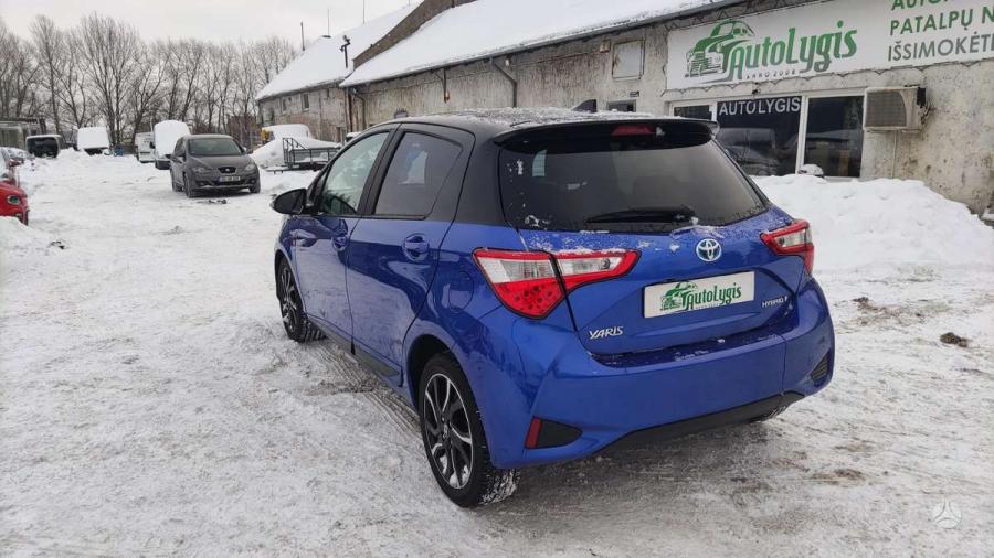 Zils Toyota Yaris 2018 Klaipėda, ar dzinēja tilpumu 1.50 L un nobraukumu 94 tūkst. km par 11990 €, foto 5 vietnē AUTOMOTO.COM.LV