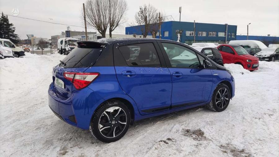 Zils Toyota Yaris 2018 Klaipėda, ar dzinēja tilpumu 1.50 L un nobraukumu 94 tūkst. km par 11990 €, foto 6 vietnē AUTOMOTO.COM.LV
