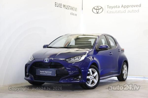 Blue Toyota Yaris 2022 in Tallinn, with an engine capacity of 1.49 L and mileage of 53 thousand km for 18500 €, photo 1 on AUTOMOTO.COM.LV